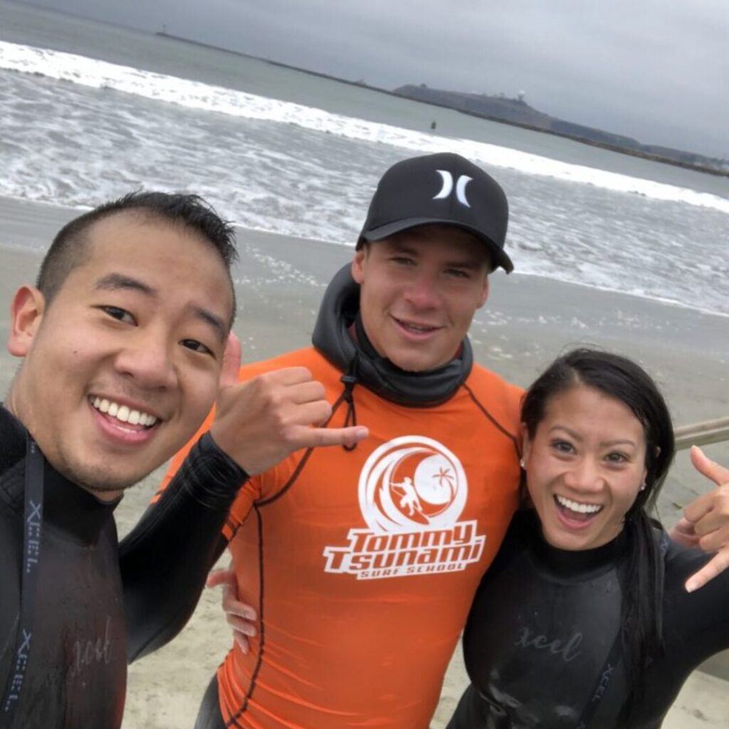 Group Surfing Lessons in Half Moon Bay, CA | Tommy Tsunami Surf School